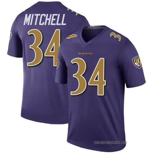 Keaton Mitchell Jersey | Keaton Mitchell Color Rush Jerseys - Ravens Store